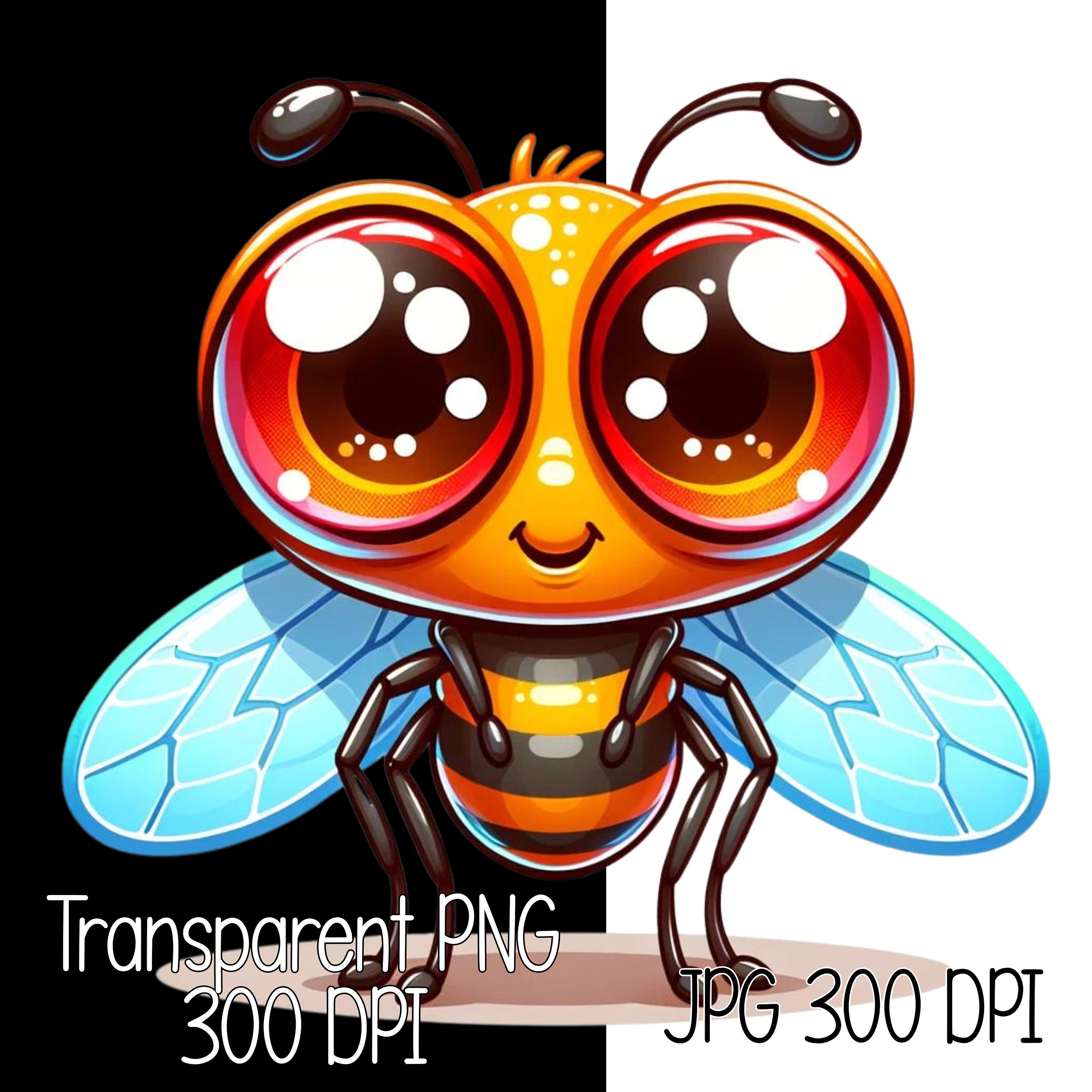 Cute Fly Clipart Illustration Commercial Use Sublimation Designs ...
