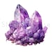 18 PNG Amethyst Crystal Transparent Watercolor Clipart Digital Download ...