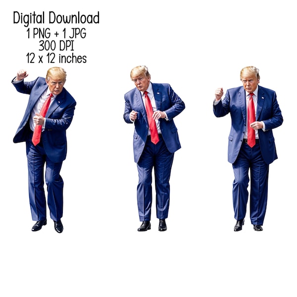 Trump Dancing Png - Etsy
