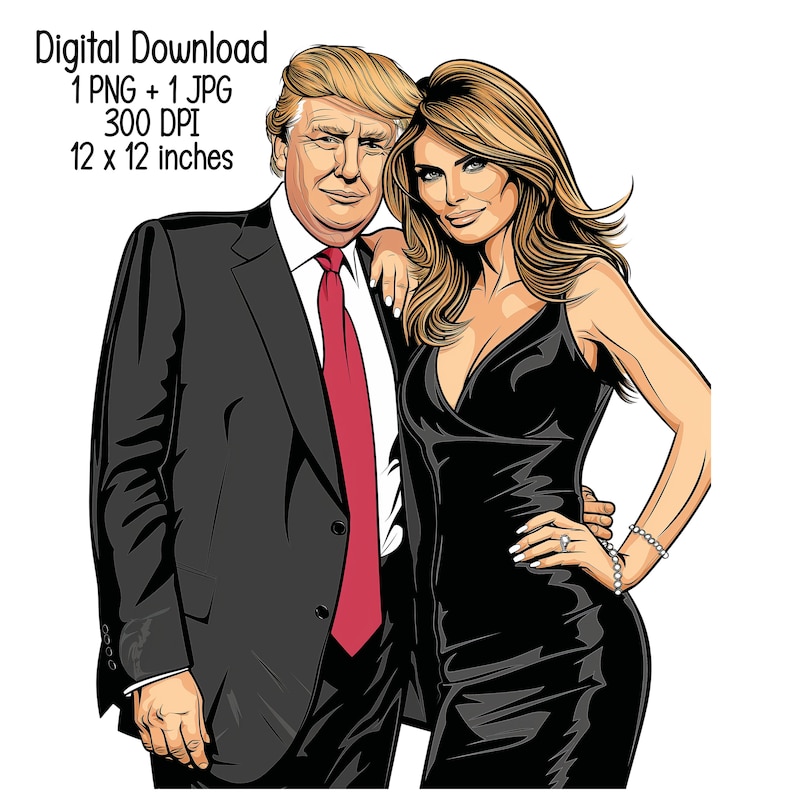 Melania Trump Png - Etsy