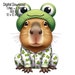 Capybara Frog Headband Digital Download Illustration CAPA in Frog ...