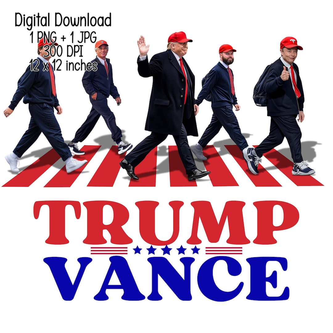 Trump Vance T-shirt Design - Digital Download Clipart Illustration ...