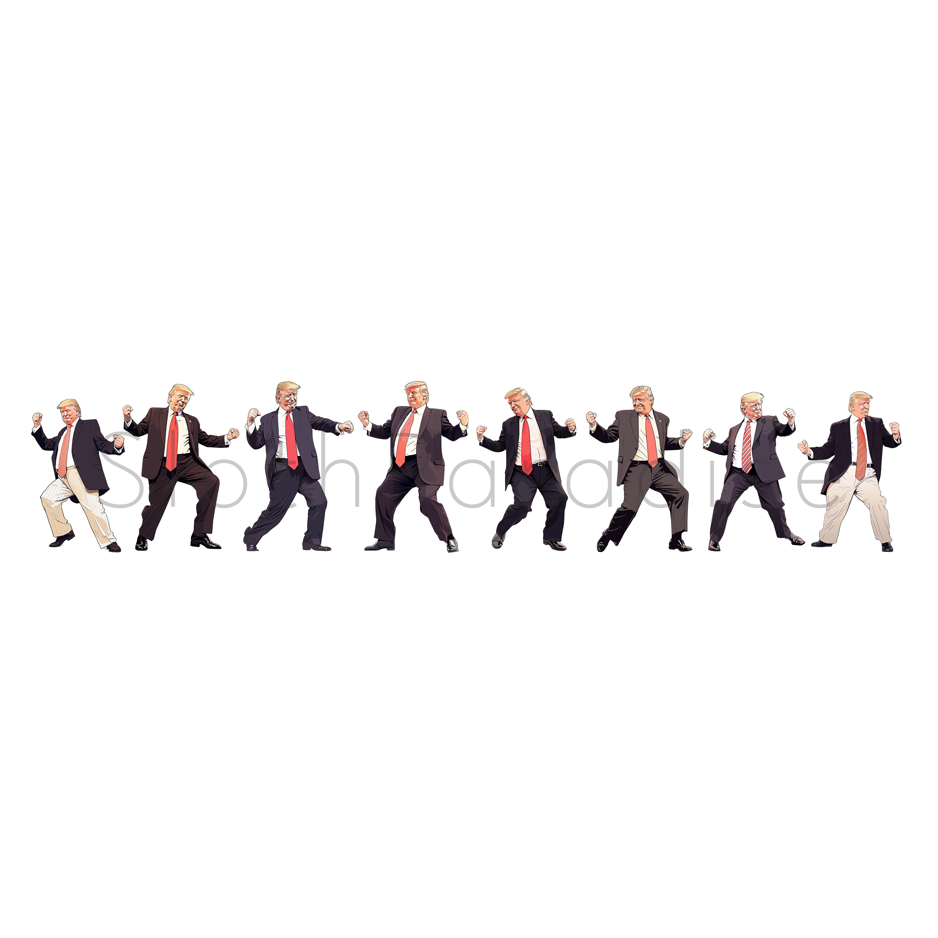 10 PNG Humorous Trump Funny Victory Dance Transparent Digital Download ...
