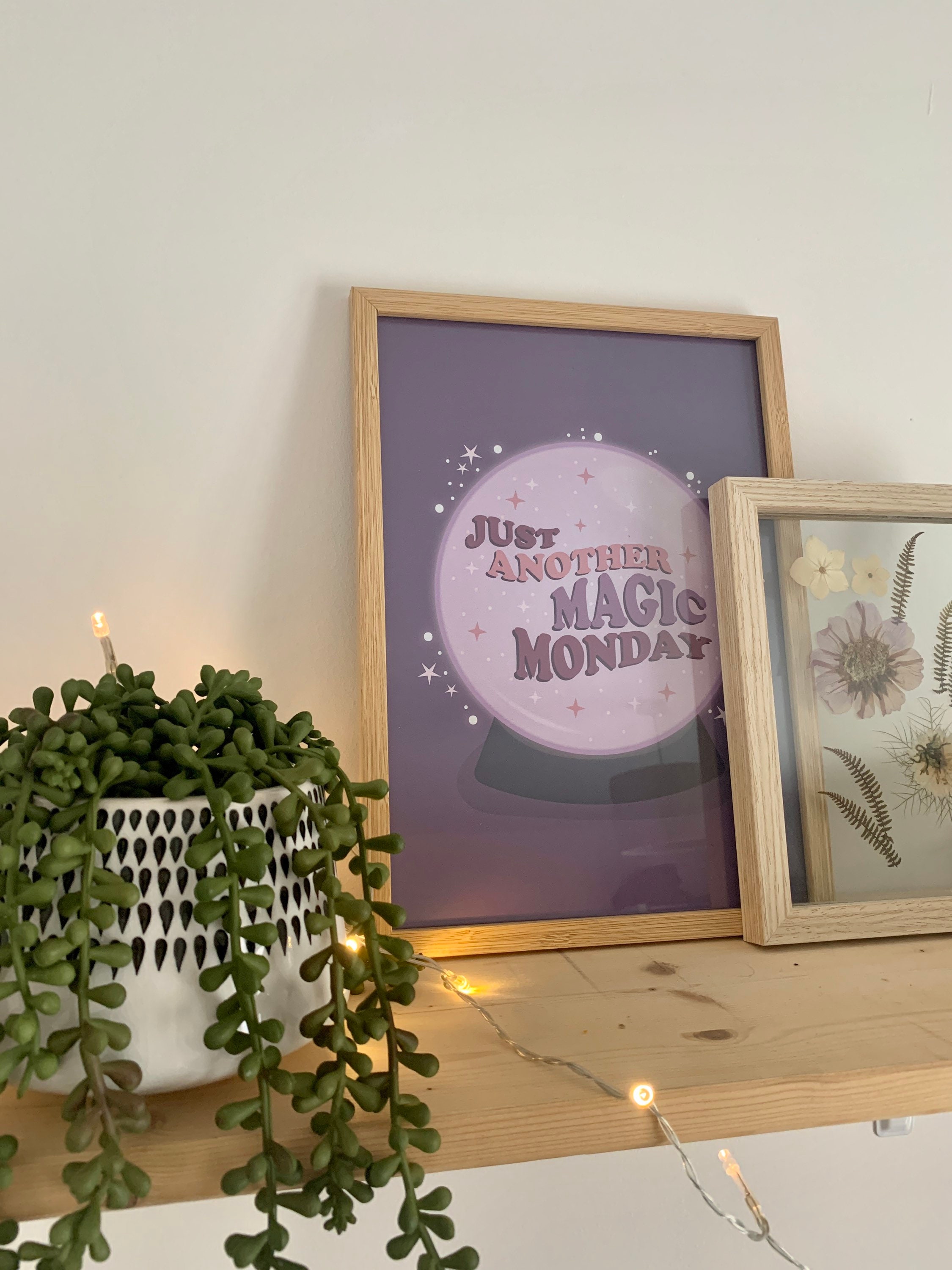 Just Another Magic Monday Magic Poster A4 Digital Print Crystal Ball ...