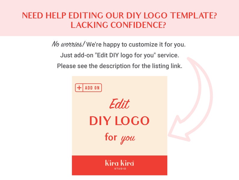 Playful DIY Logo Template: Pink Daisy Design (canva Editable) - Etsy