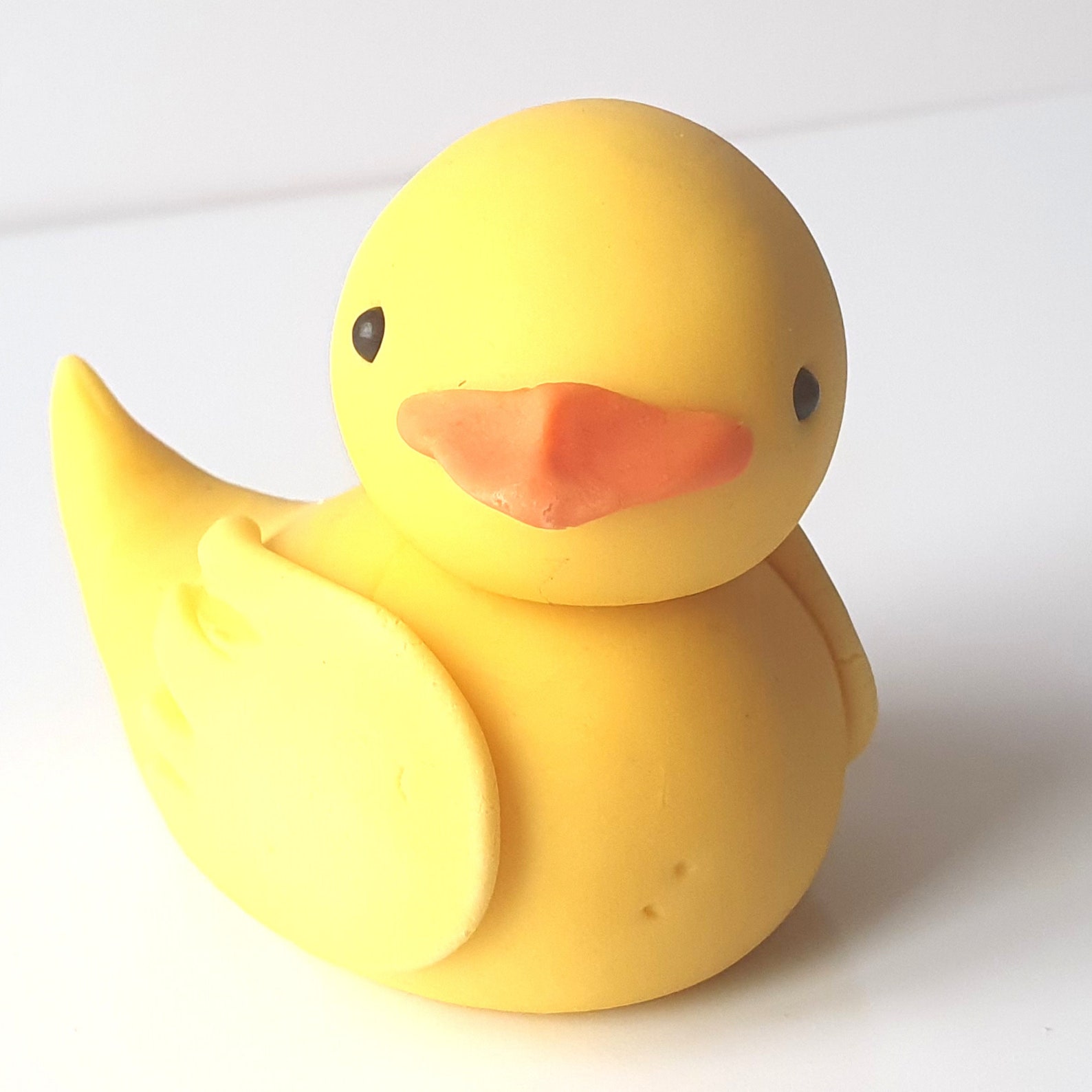 Edible Duck Cake Topper Set, Duckling Cake Decorations, 3D Fondant Duck ...