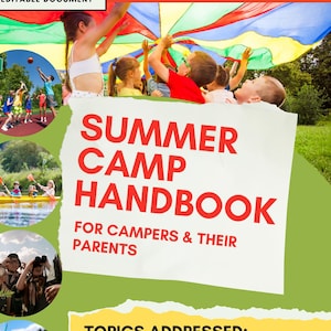 Editable Summer Camp Parent Handbook Template - Etsy