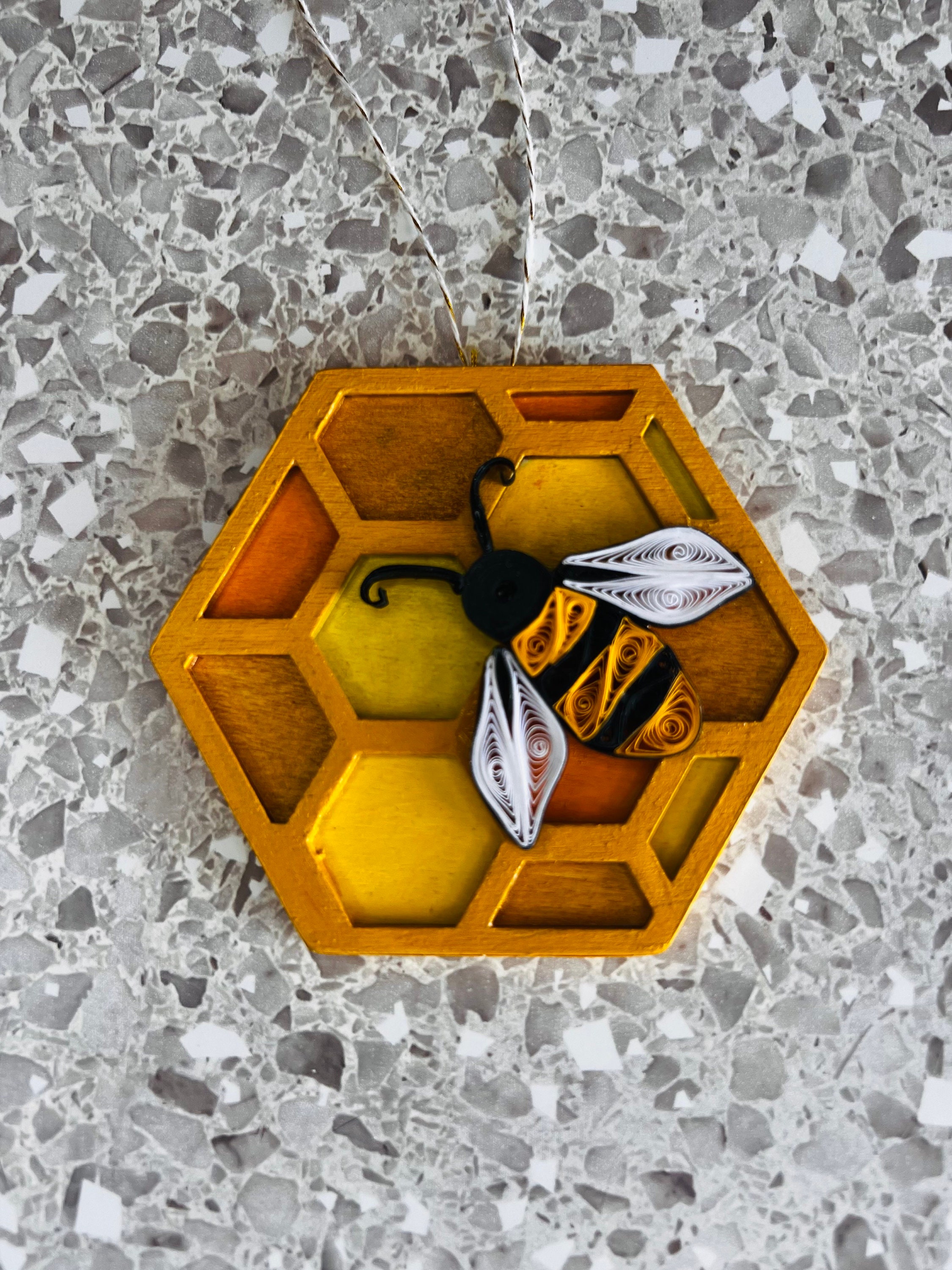 Bee and Beehive Quilled Wall Decor - Etsy