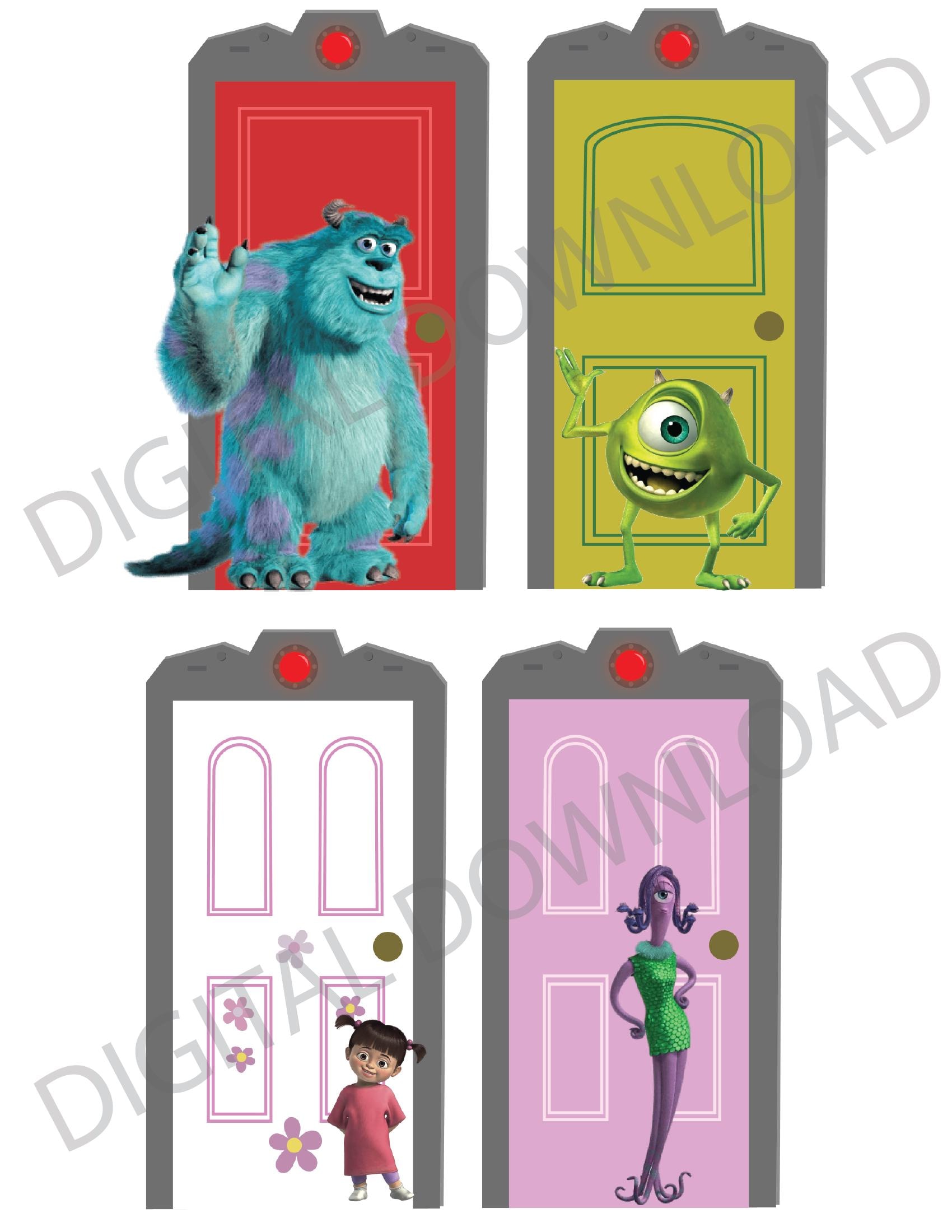 Sketched Doors, Boo Door Flowers, Gift Bags, Scarer of the Month Title ...