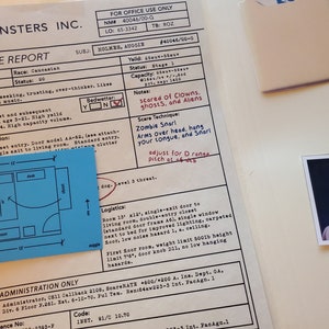 Child Scare Report Customizable Monster Movie Prop - Digital Download ...