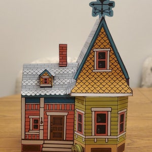 Movie UP Printable Balloon House DIY Craft With Youtube Tutorial Video ...