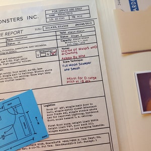 Child Scare Report Customizable Monster Movie Prop - Digital Download ...