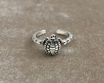 Turtle Toe Ring - Etsy