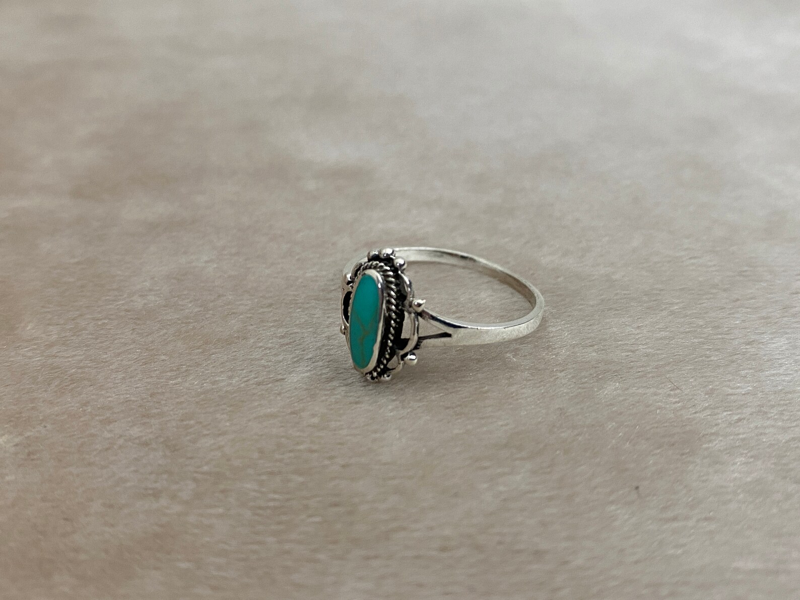 Bali Silver Ring 925 Sterling Silver Synthetic Stone Ring - Etsy