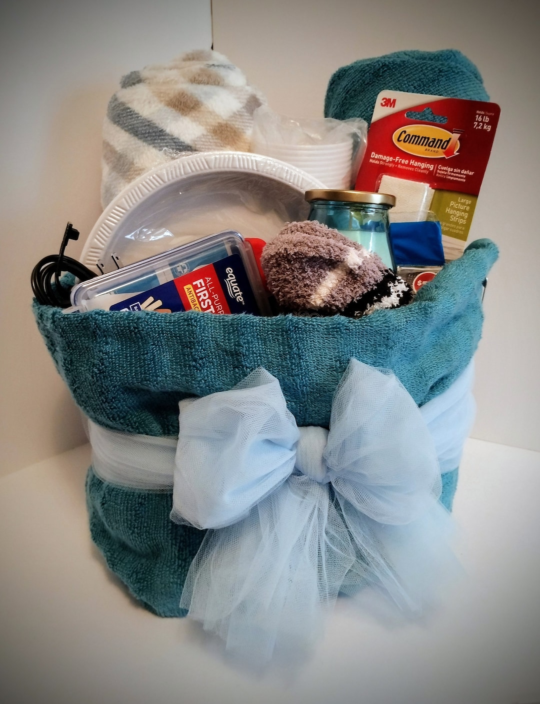 Dorm Room Essentials Gift Basket, College Dorm Gift - Etsy
