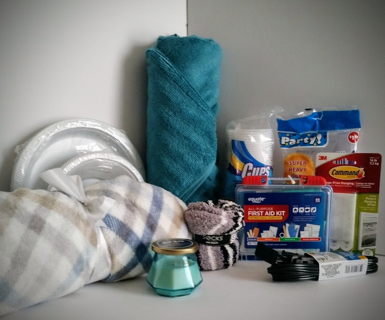 Dorm Room Essentials Gift Basket, College Dorm Gift - Etsy