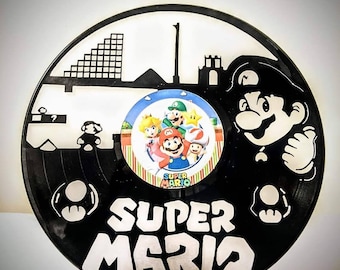 Mario Vinyl Record - Etsy