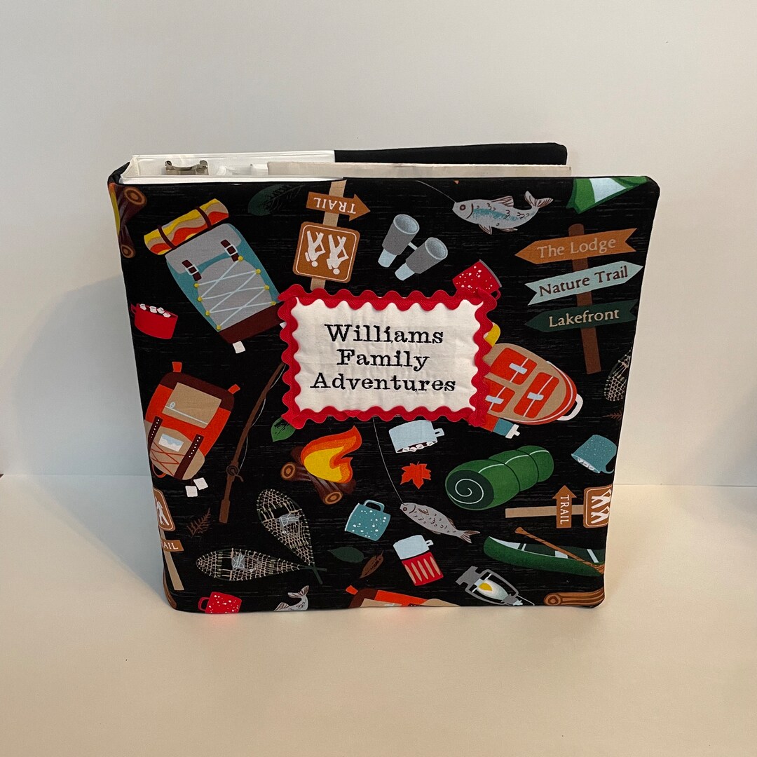 Travel/adventure Binder Book Cover Personalized Standard Size - Etsy