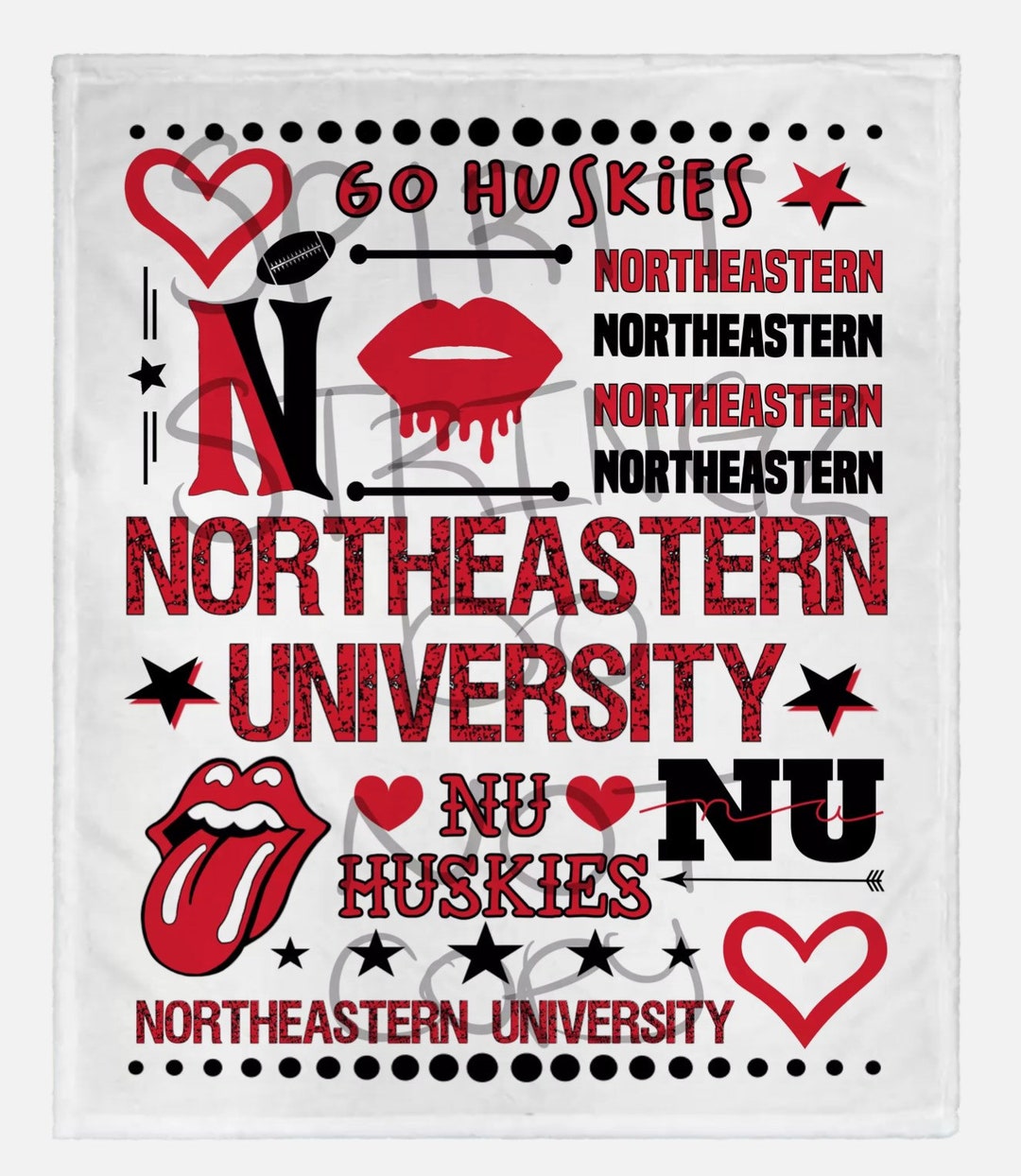 Custom College Blanket - Etsy