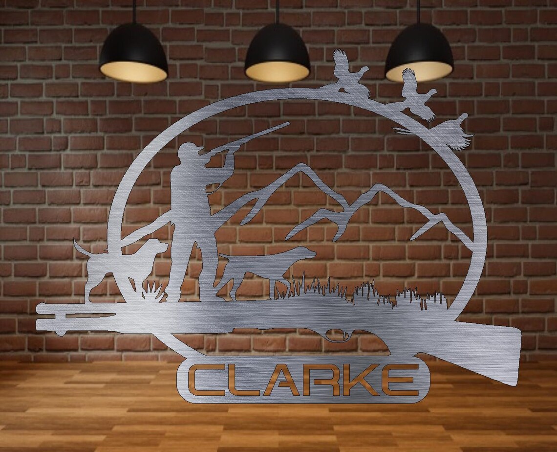 Pheasant Hunt Monogram | Etsy