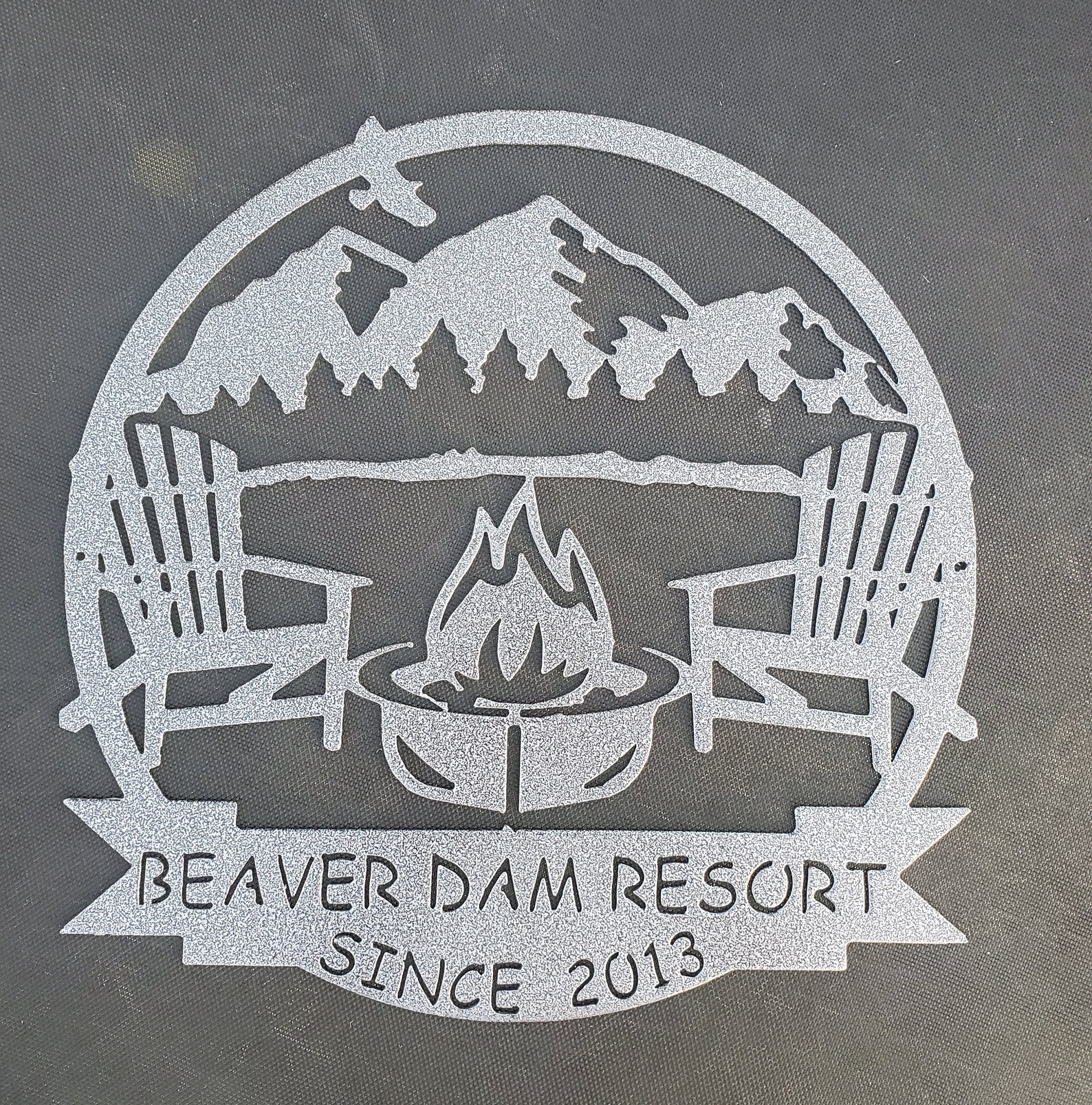 Campfire Monogram - Etsy