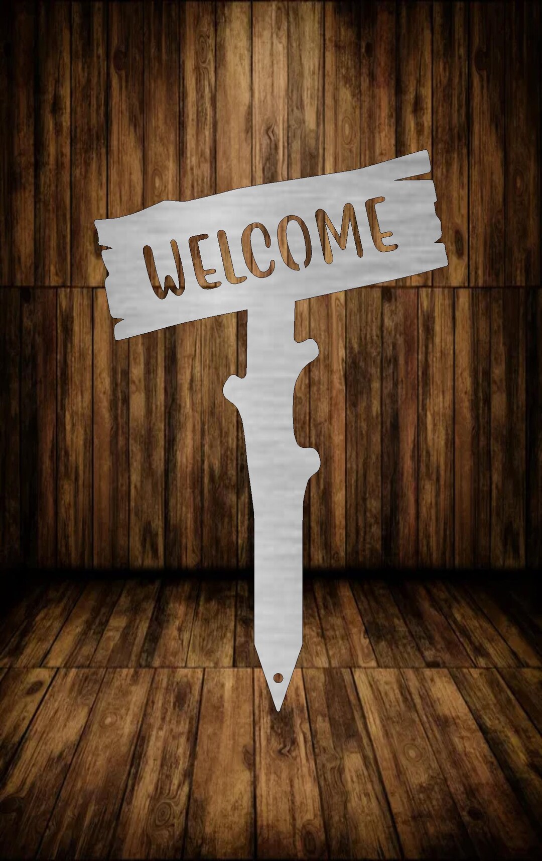 Welcome Wooden Stake - Etsy