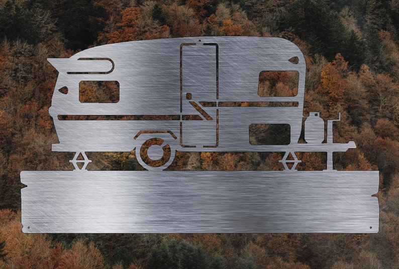 Camper Monogram | Etsy