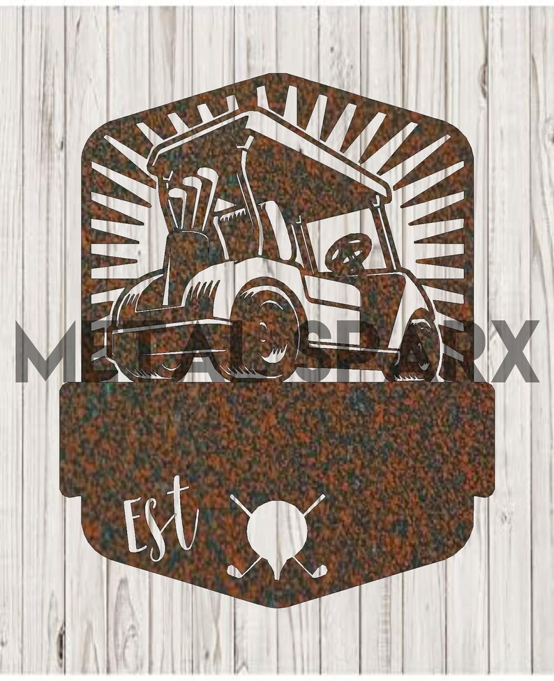 Golf Cart Monogram - Etsy