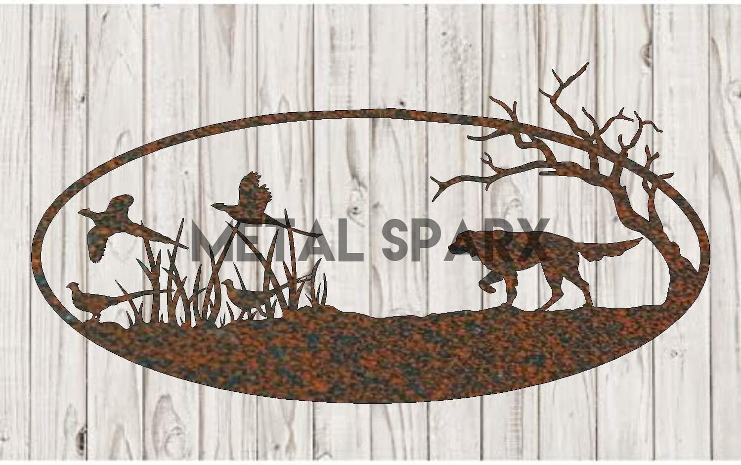 Pheasant and Dog Monogram - Etsy