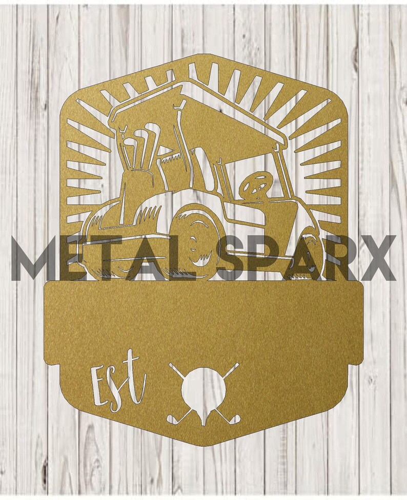 Golf Cart Monogram - Etsy