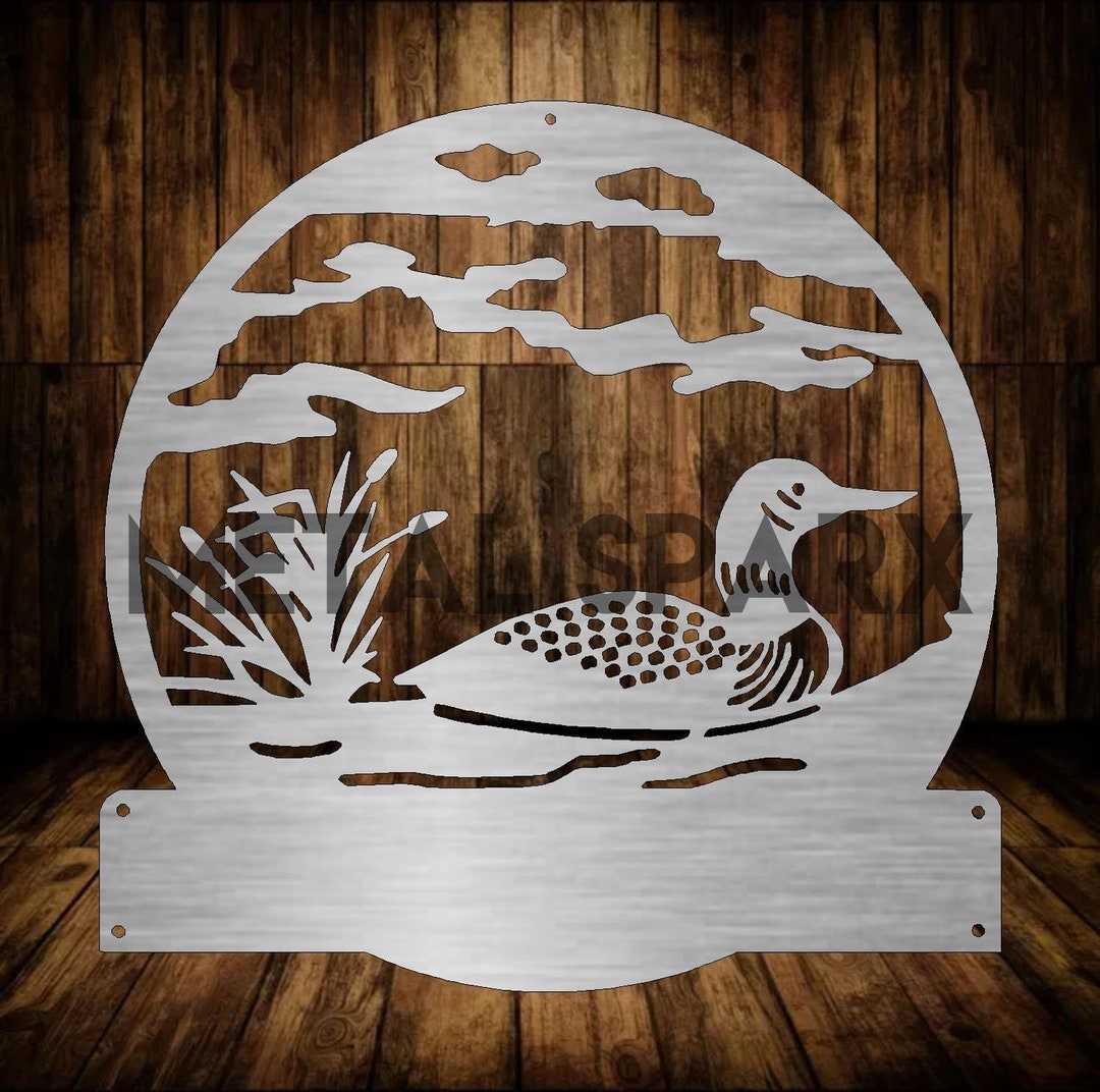 Single Loon Monogram - Etsy