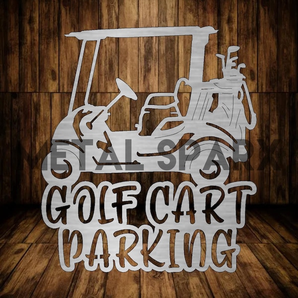Golf Cart Parking Signs - Etsy