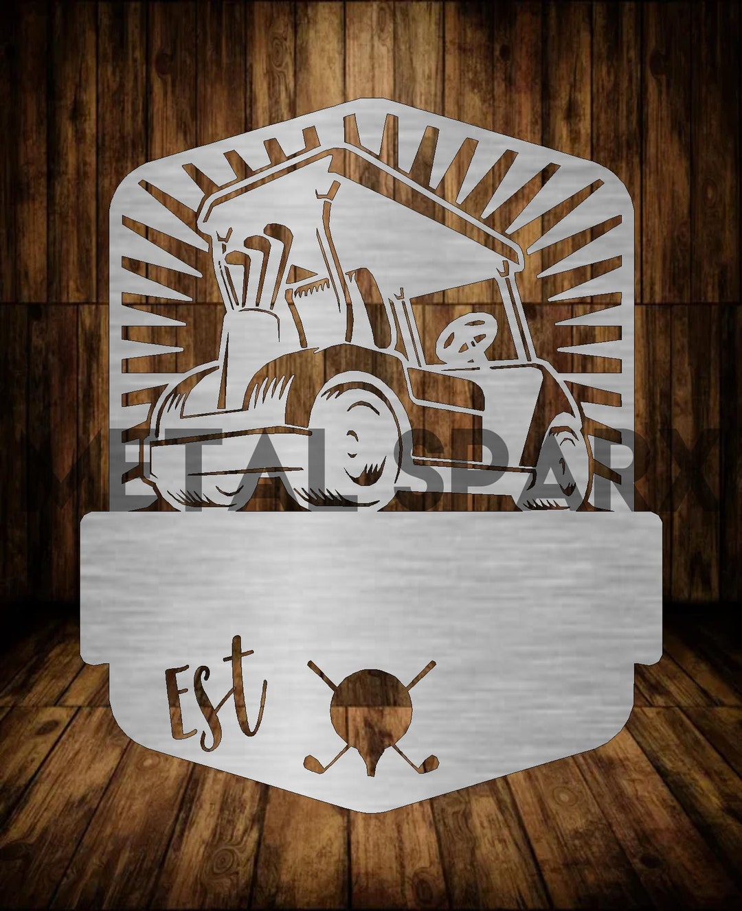 Golf Cart Monogram - Etsy