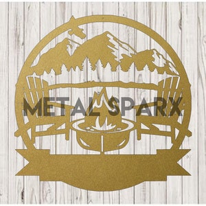 Campfire Monogram - Etsy