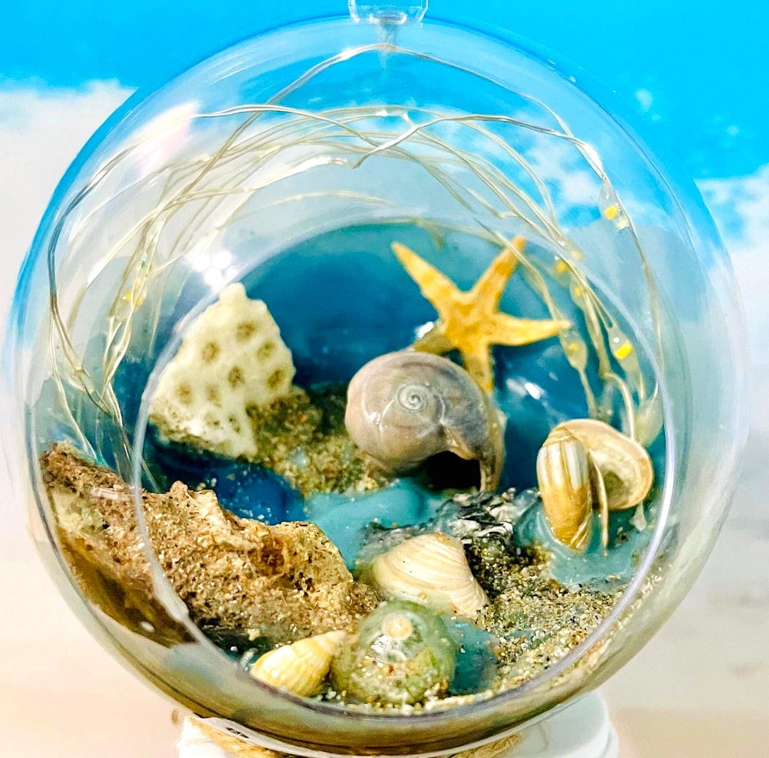 Boca Raton Beach Sand Night Light With Stand, Coastal Night Lights ...