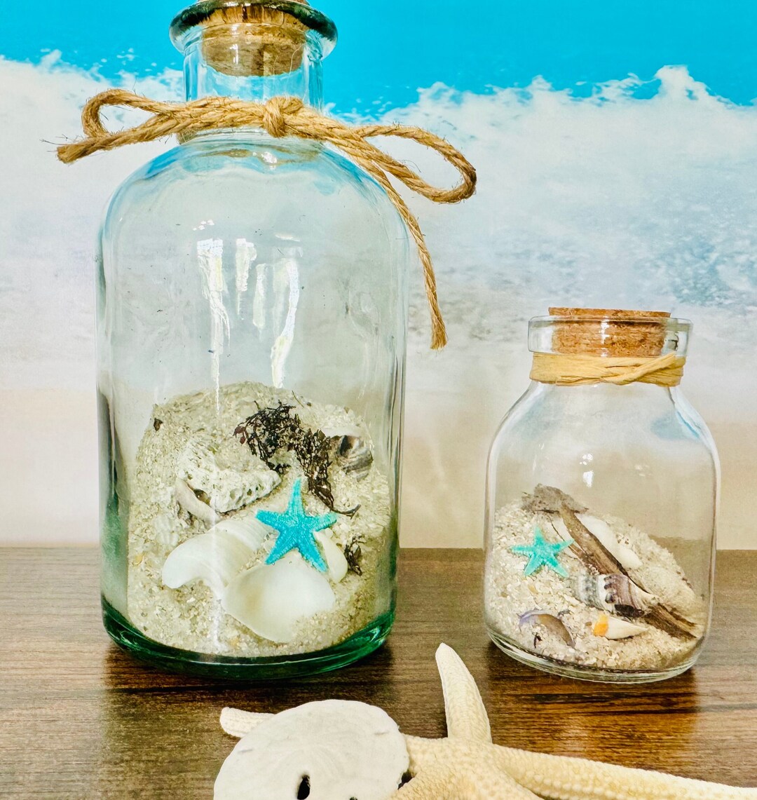 New Jersey Beach Sand Bottle: Coastal Decor Souvenir Gift, Movable ...
