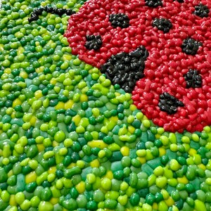 Ladybug Wall Art, Pointillism Art, Housewarming Gift, Ladybug Decor ...