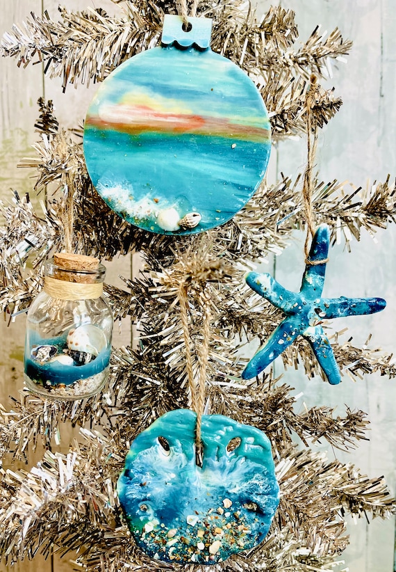 Beach Themed Christmas Tree Ornaments