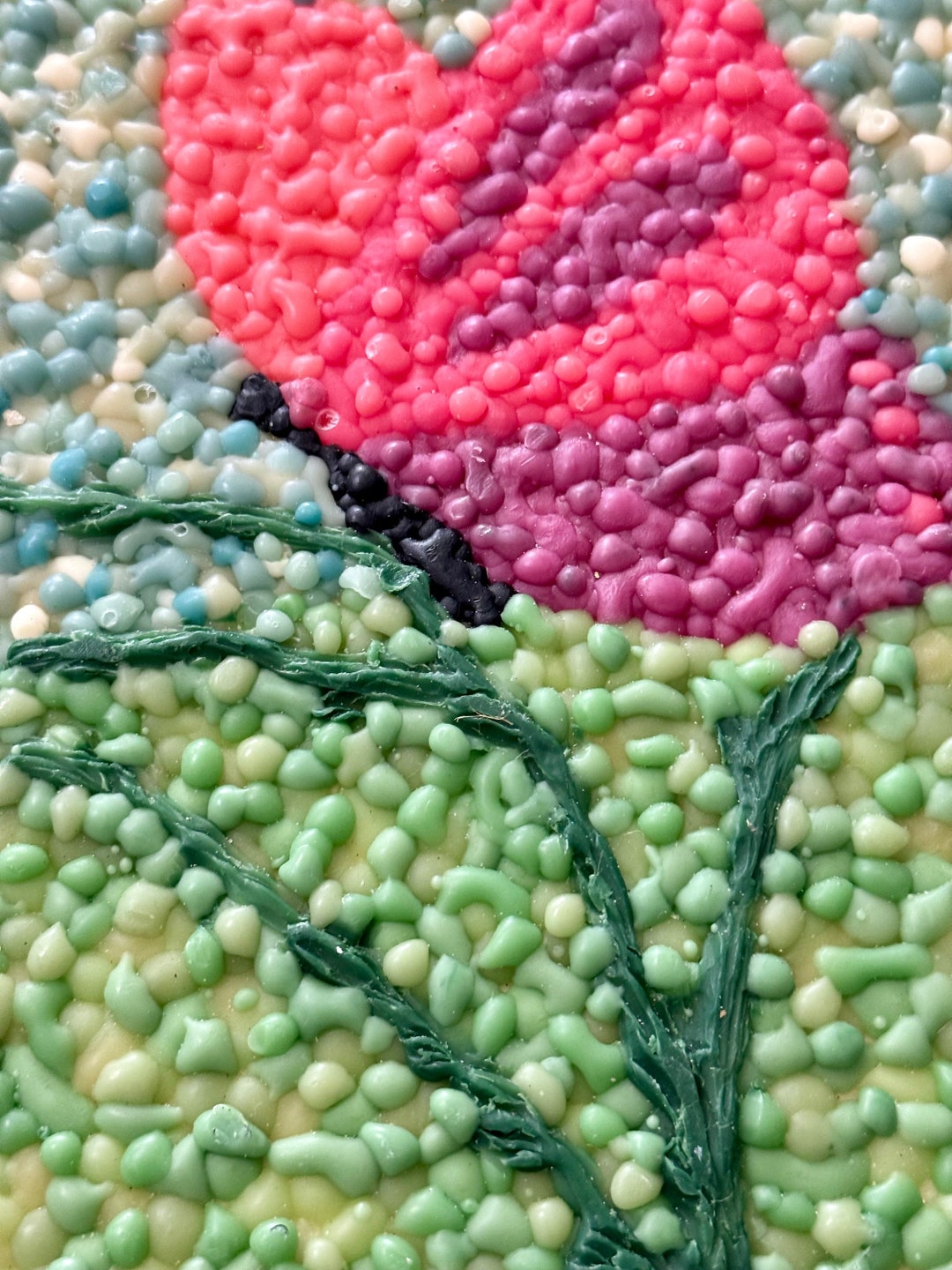 Butterfly Art, Spring Decor, Pointillism Artwork, Encaustic, Butterfly ...