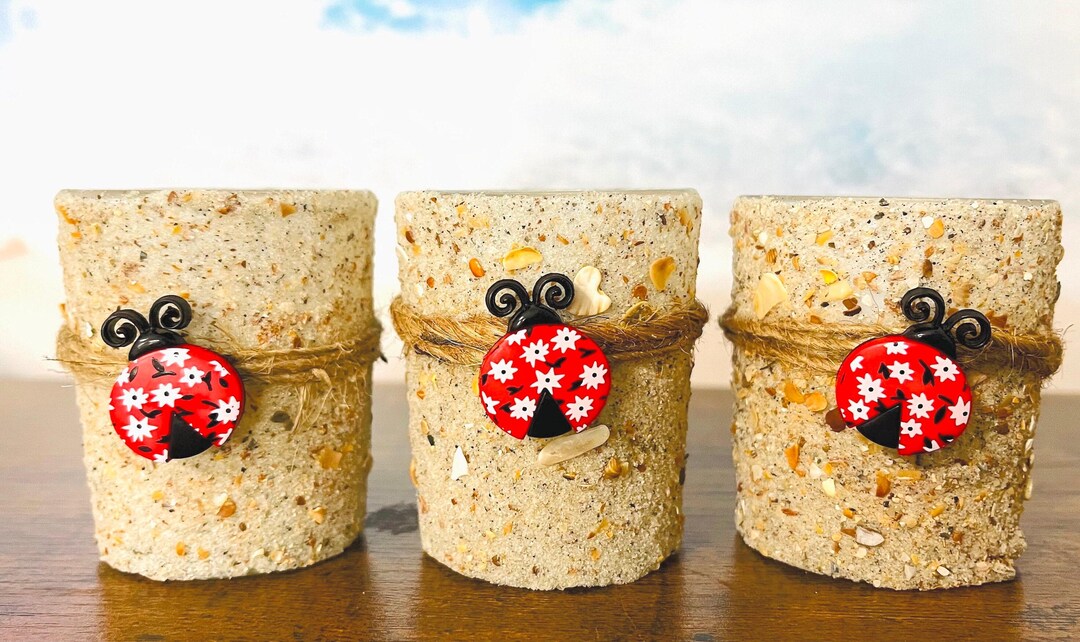 Ladybug Beach Candles, Ladybug Home Decor, Good Luck Gifts, Sympathy ...
