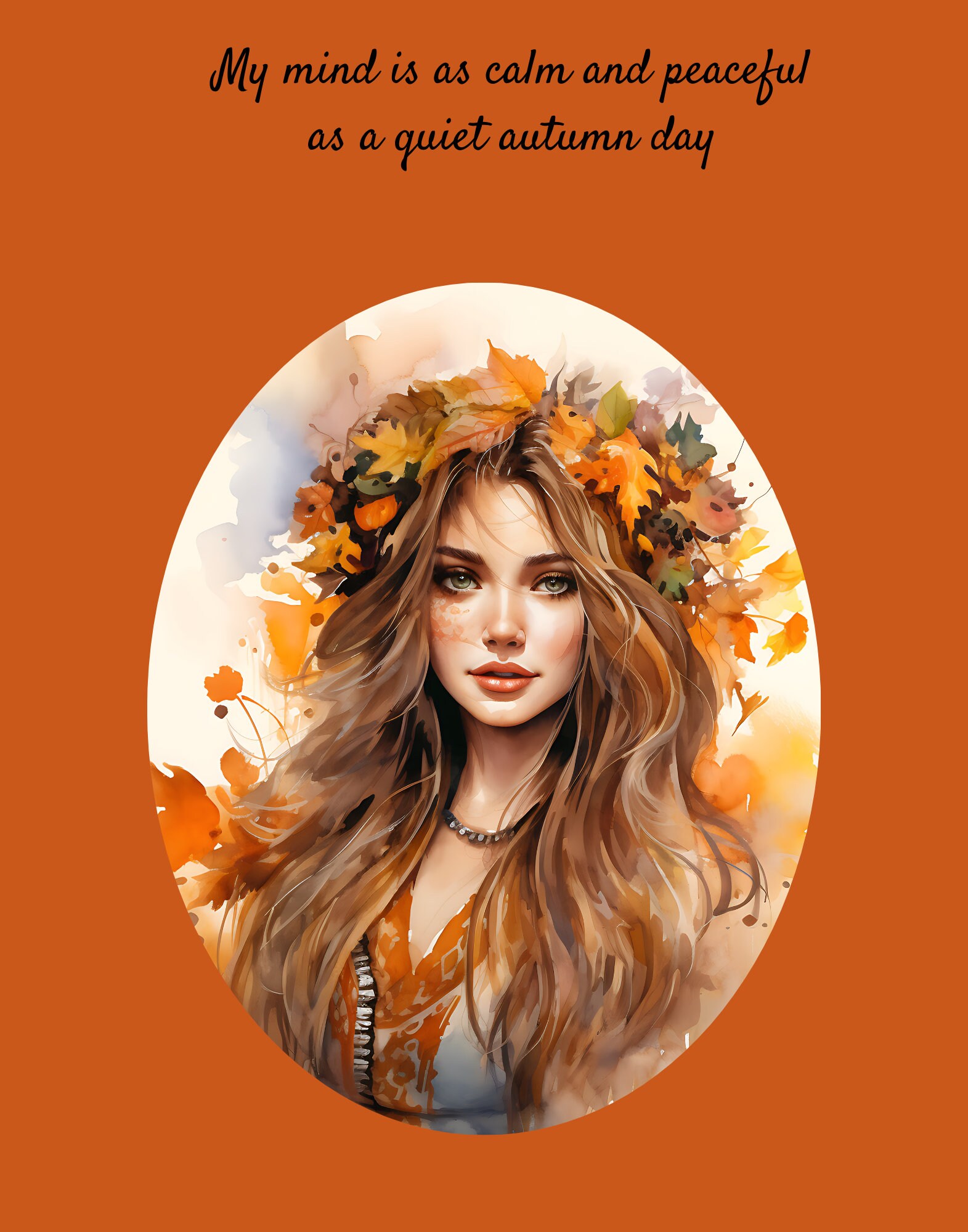 Printable Daily Affirmations for Fall, Build Self Confidence, Self Care ...