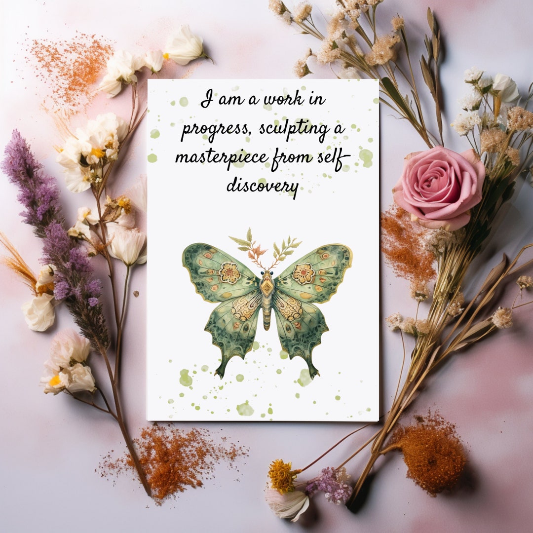 Printable Positive Affirmations, Self Care , Motivation Nature ...