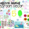 Unique Balloon Animal Classroom Decor Calendar Chart Shape Posters Name ...