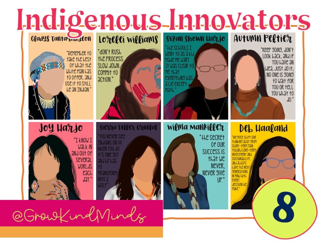 Indigenous Innovators Changemaker Posters: Downloads for Classroom ...