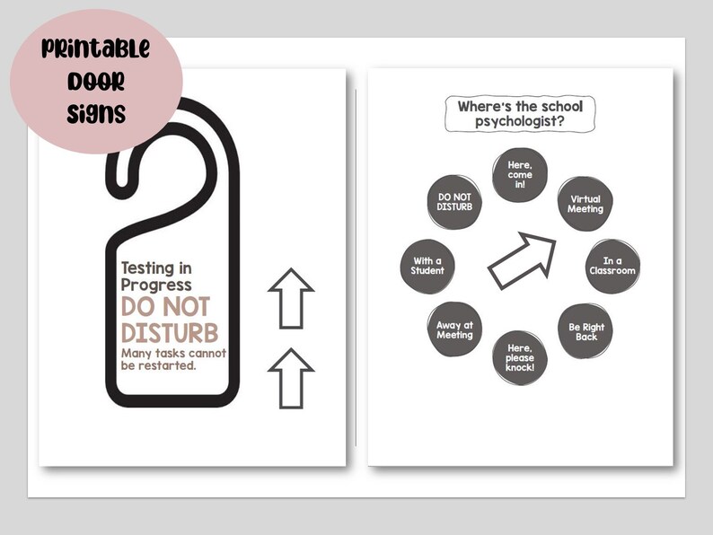 Minimal Deluxe School Psychology Resource Bundle: Printables - Etsy