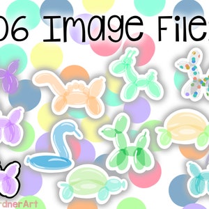 Unique Balloon Animal Classroom Decor | Calendar Chart | Shape Posters ...