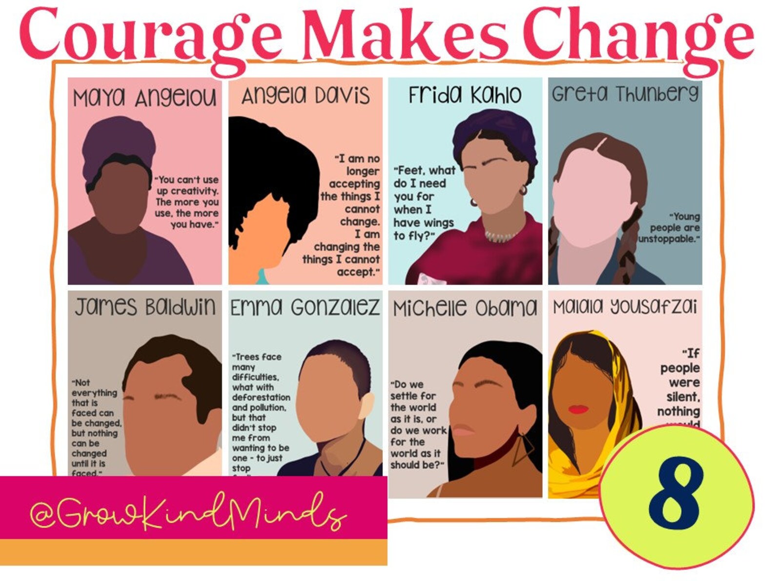 Cottage Chic Changemaker Posters: Downloads for Classroom - Etsy
