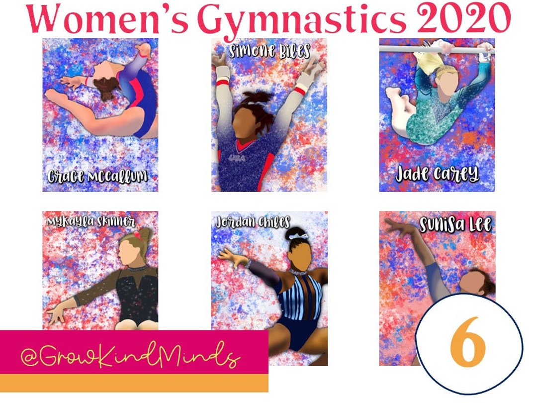 Women's Gymnastics Team Posters: 2020 Tokyo Olympics, Artistic ...