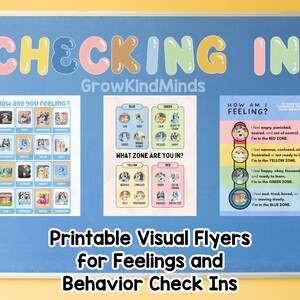 Bluey Classroom Resource Bundle Visual Aids for Emotional Regulation ...