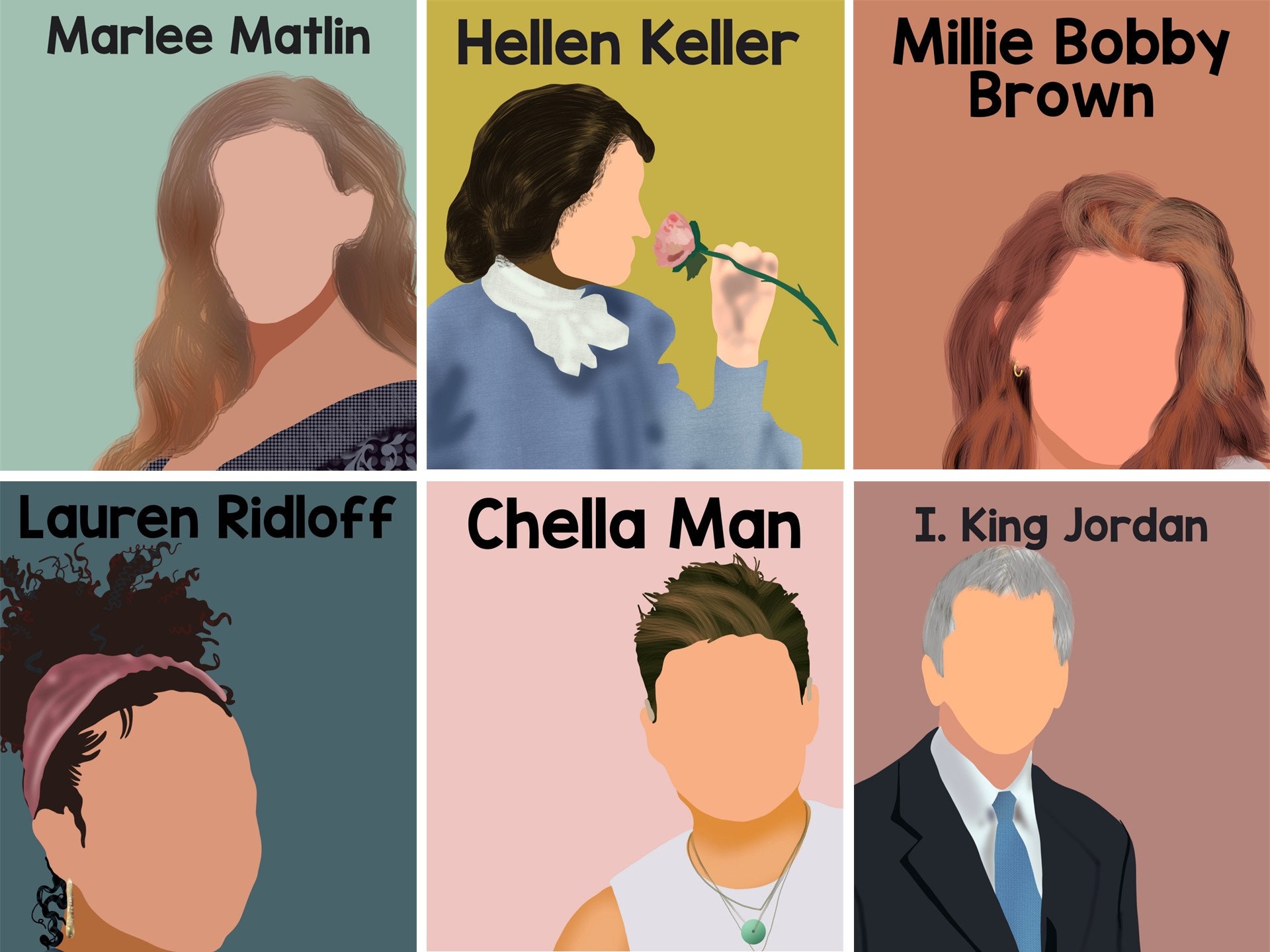 Deluxe Deaf Changemaker Posters: Downloads for Classroom - Etsy